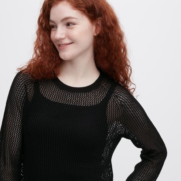 Uniqlo | Tops | Uniqlo 3d Mesh Top | Poshmark
